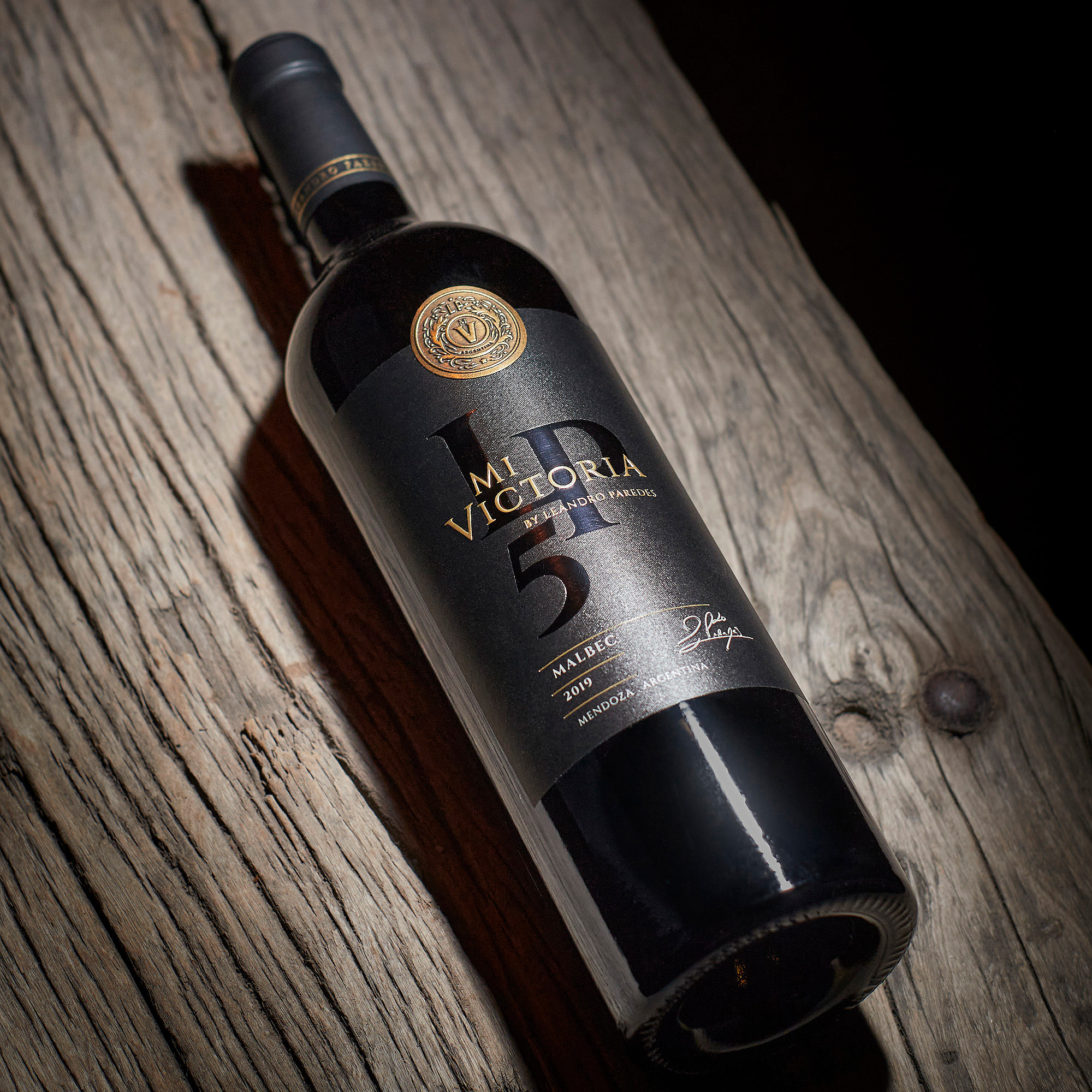 LP5 Edición limitada con caja de madera x3 botellas - Mi Victoria by Leandro Paredes